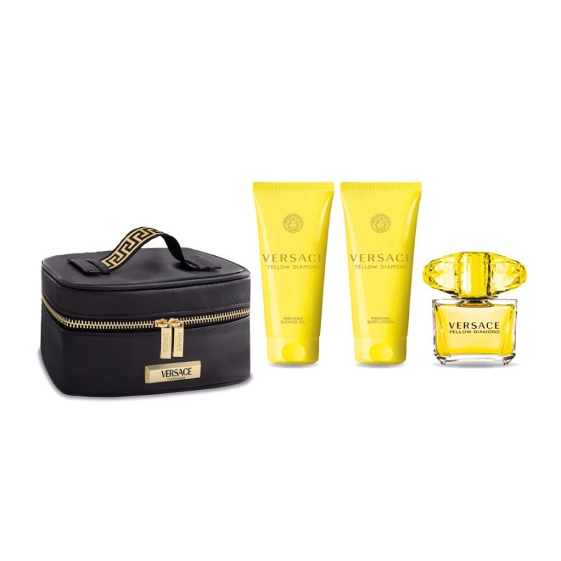 Versace Yellow Diamond EDT 90 ml Set Neceser Mujer | Joyería Parejo
