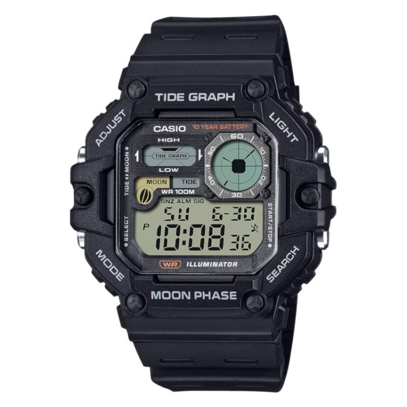 Reloj Casio WS-1700H-1AVEF Tide Graph Digital | Joyería Parejo